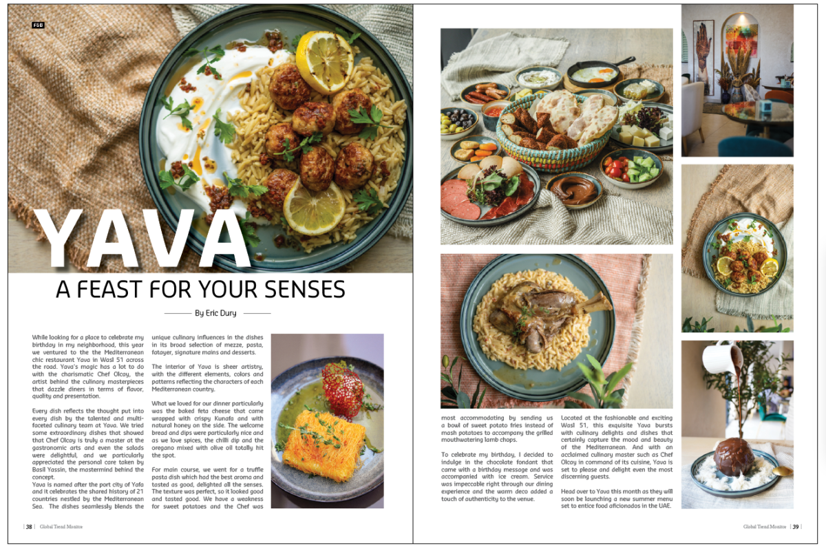Yava – A feast for your senses – Hospitality Reviews